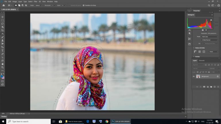 How to Move a Person in Photoshop- The Magic Re-composition