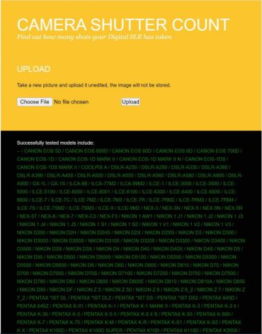 What is the Shutter Count of Camera? | Ehab Photography