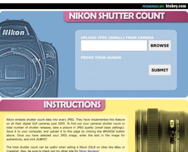 What is the Shutter Count of Camera? | Ehab Photography
